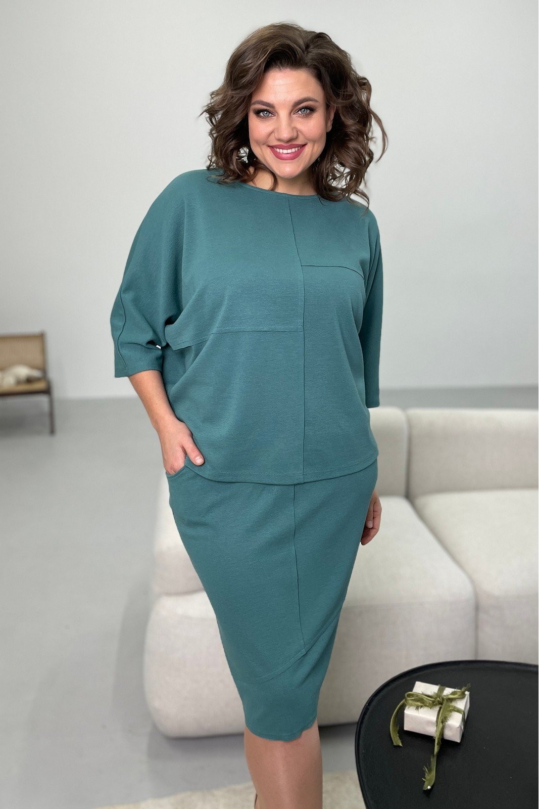 Юбка 2095 бирюза Rumoda купить в интернет магазине Велесмода